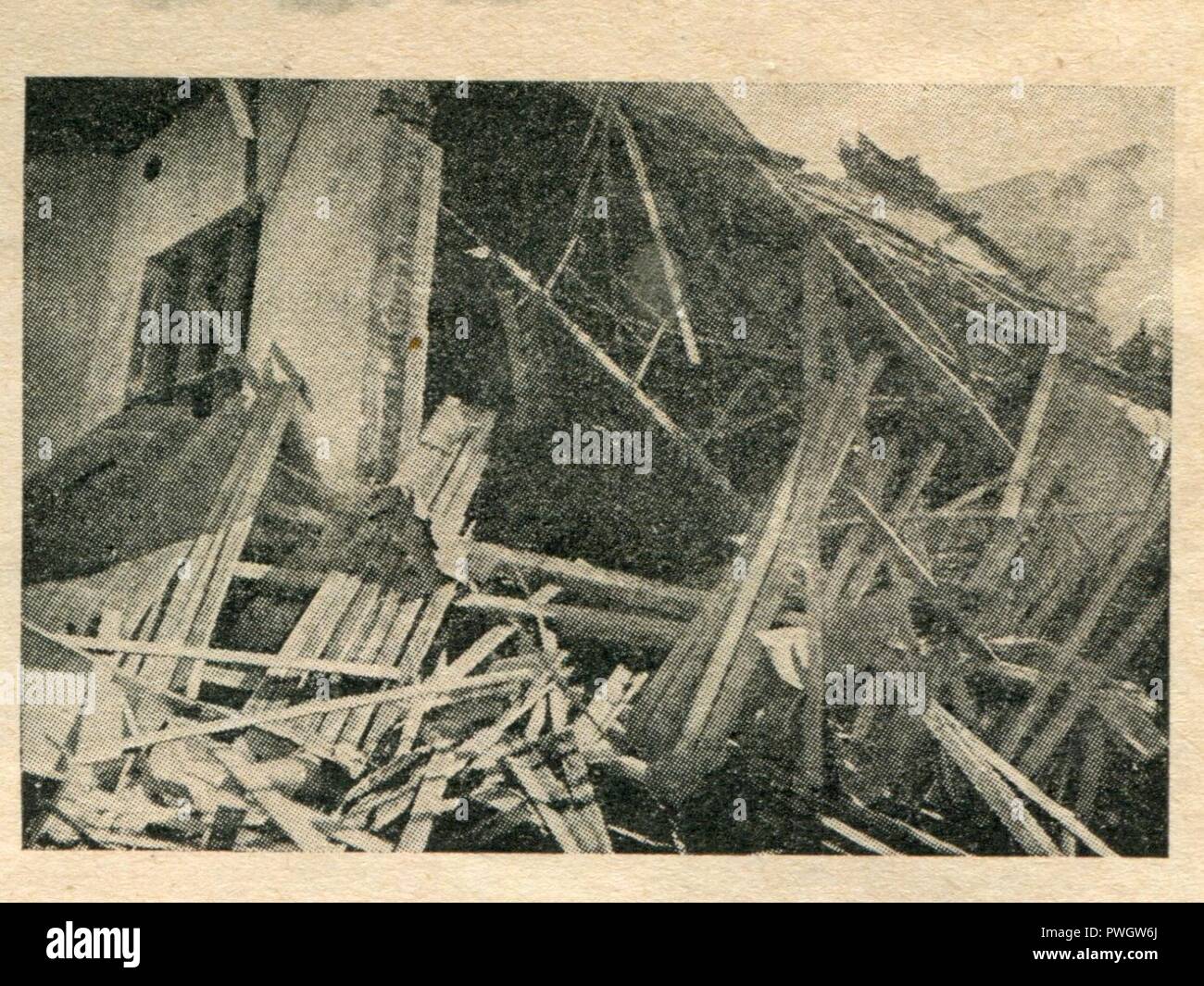 Building after steam engine explosion in Turku Energy Stock Photo - Alamy