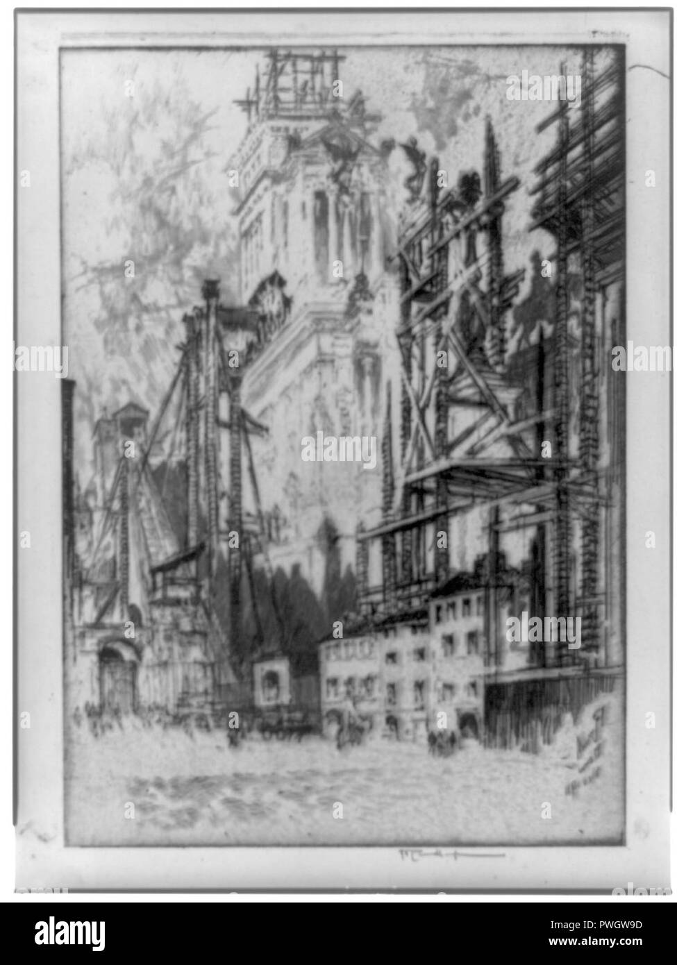 Building of the Victor Emmanuel Monument, Rome, 1911 Stock Photo - Alamy