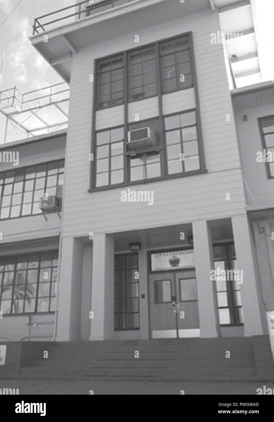 Building where military commissions are held at Joint Task Force ...