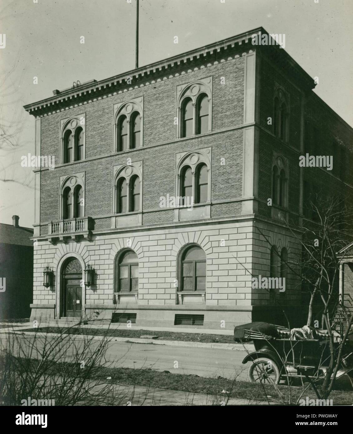 Building, Chicago, early 20th century Stock Photo - Alamy