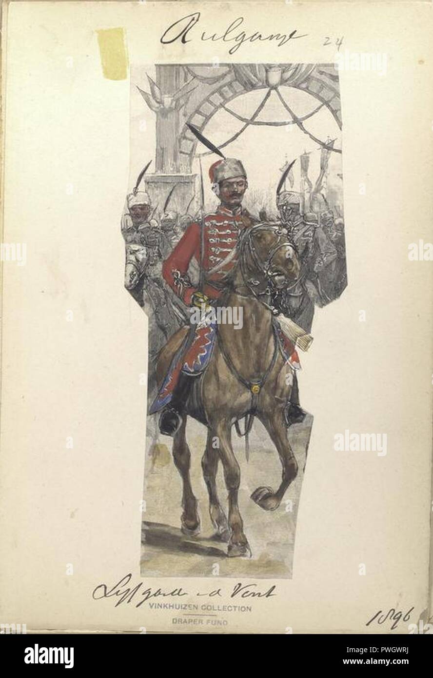 Bulgarian Life Guard Cavalry Squadron, 1896 Stock Photo - Alamy