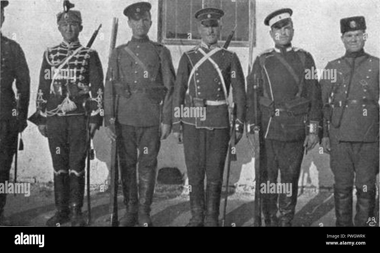 Bulgarian Military Types (W Le Queux Stock Photo - Alamy