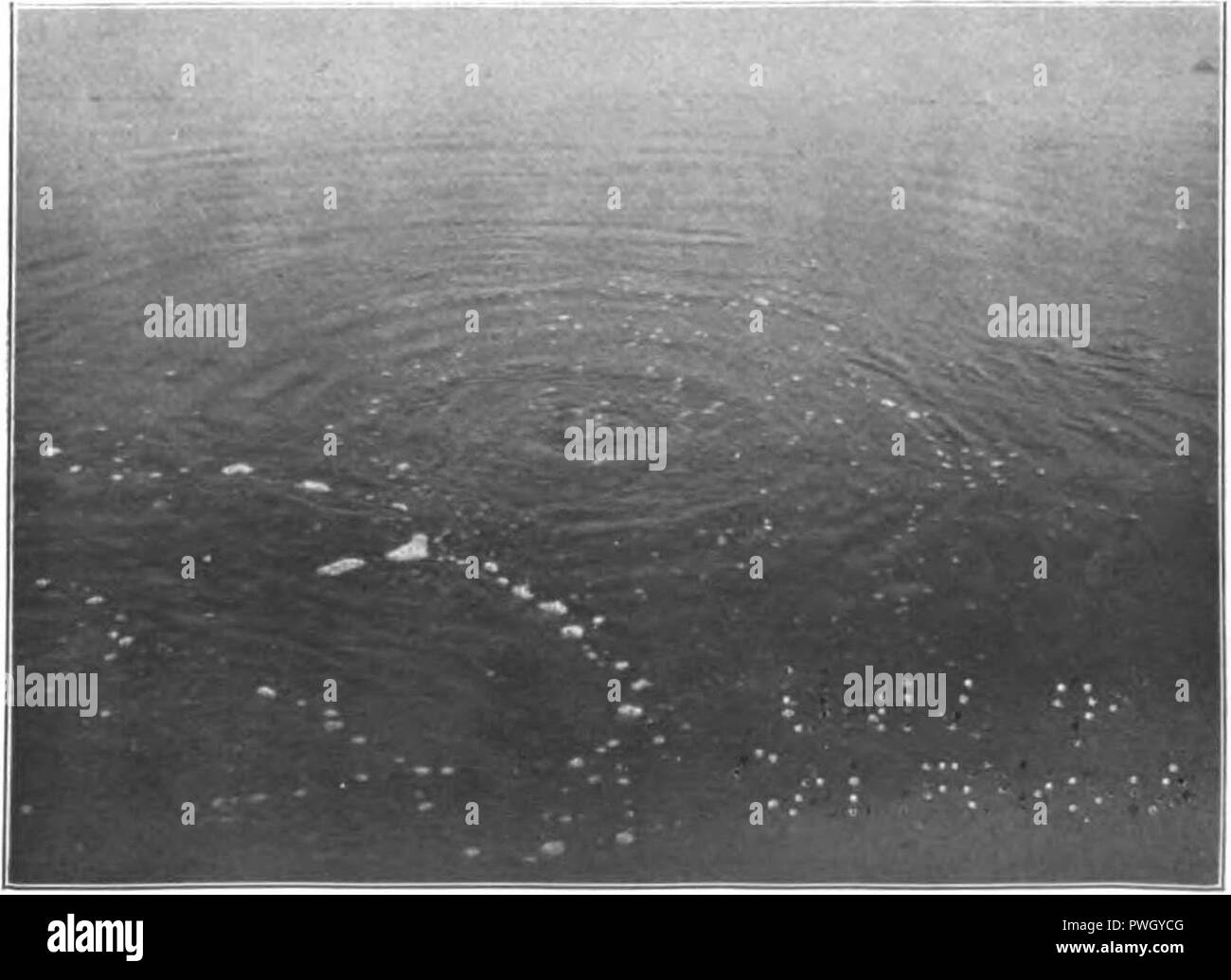 Bulletin 429 Plate XXII B Gas escapement Lake Felicity Stock Photo - Alamy