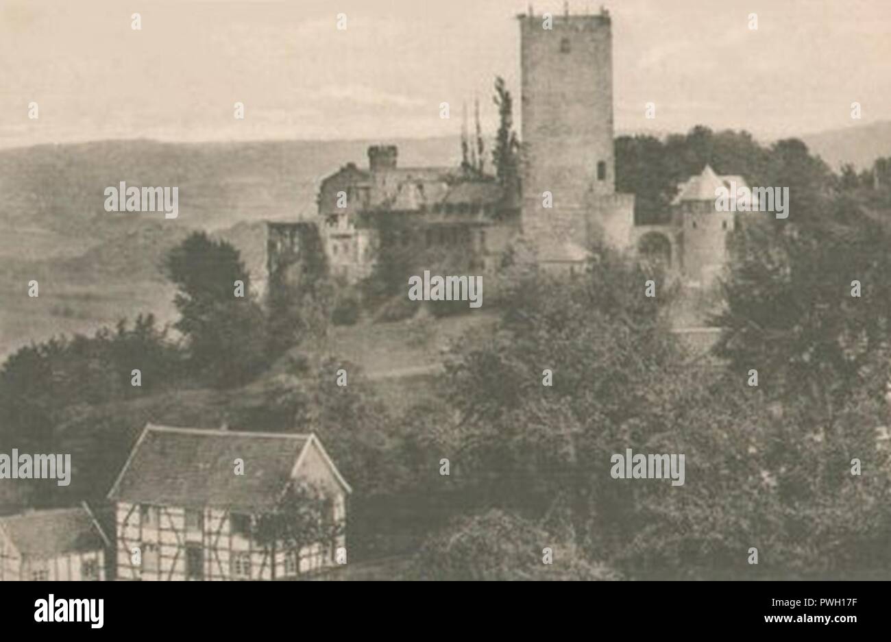 Burg Blankenstein um 1910 Stock Photo - Alamy
