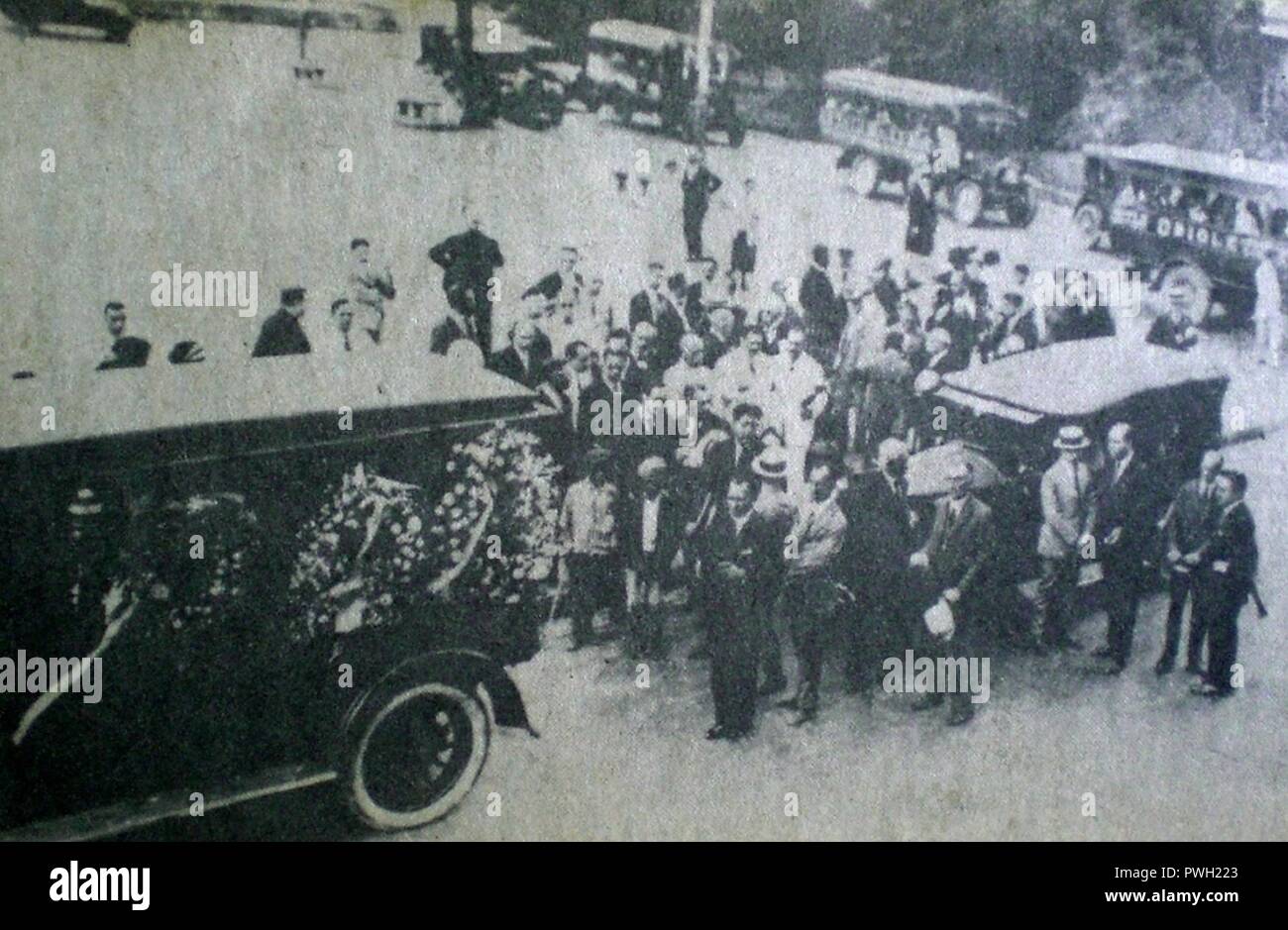 Burial of Cipriano Castro Stock Photo - Alamy