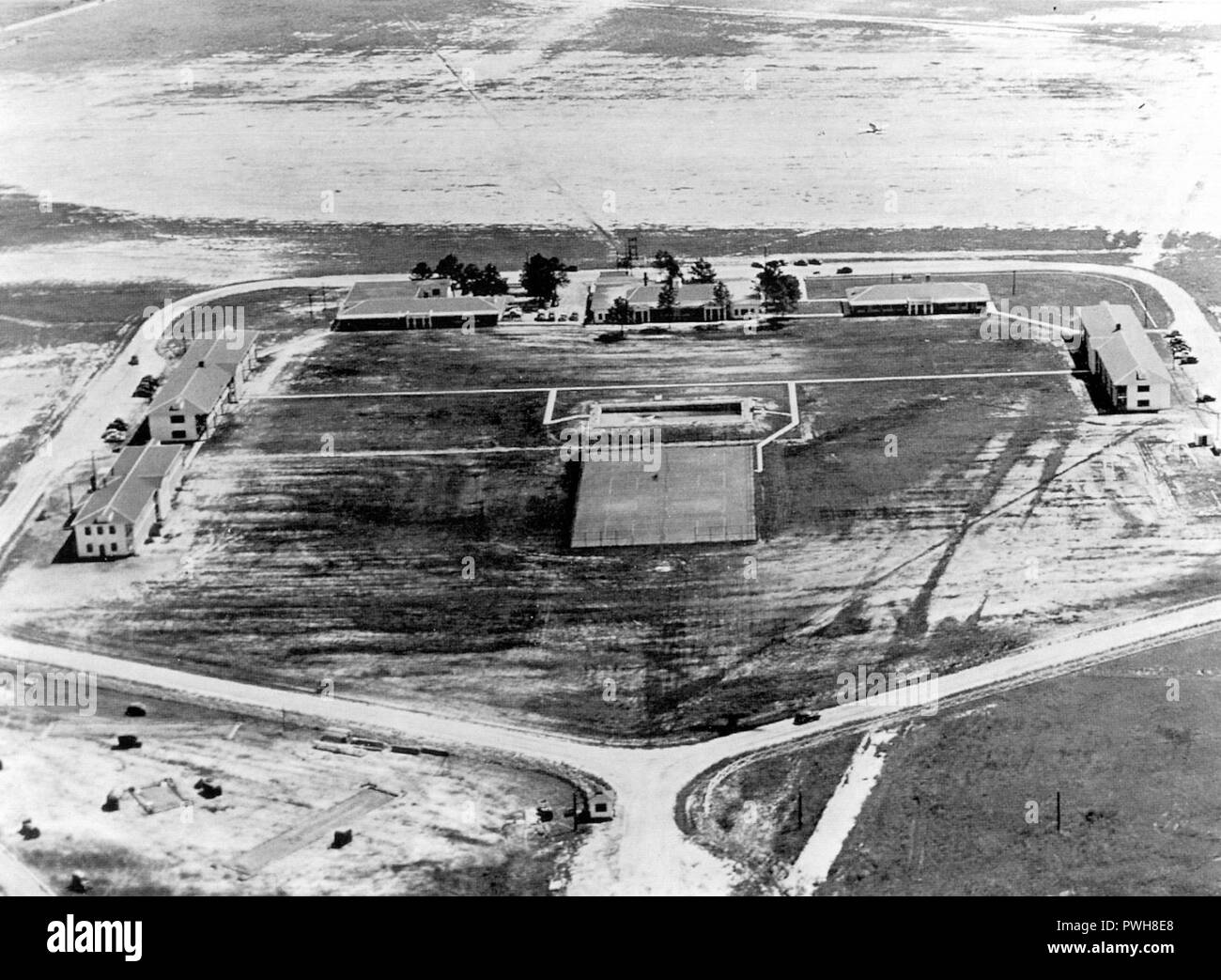 Bush Field - Cantonment Station Area Stock Photo - Alamy