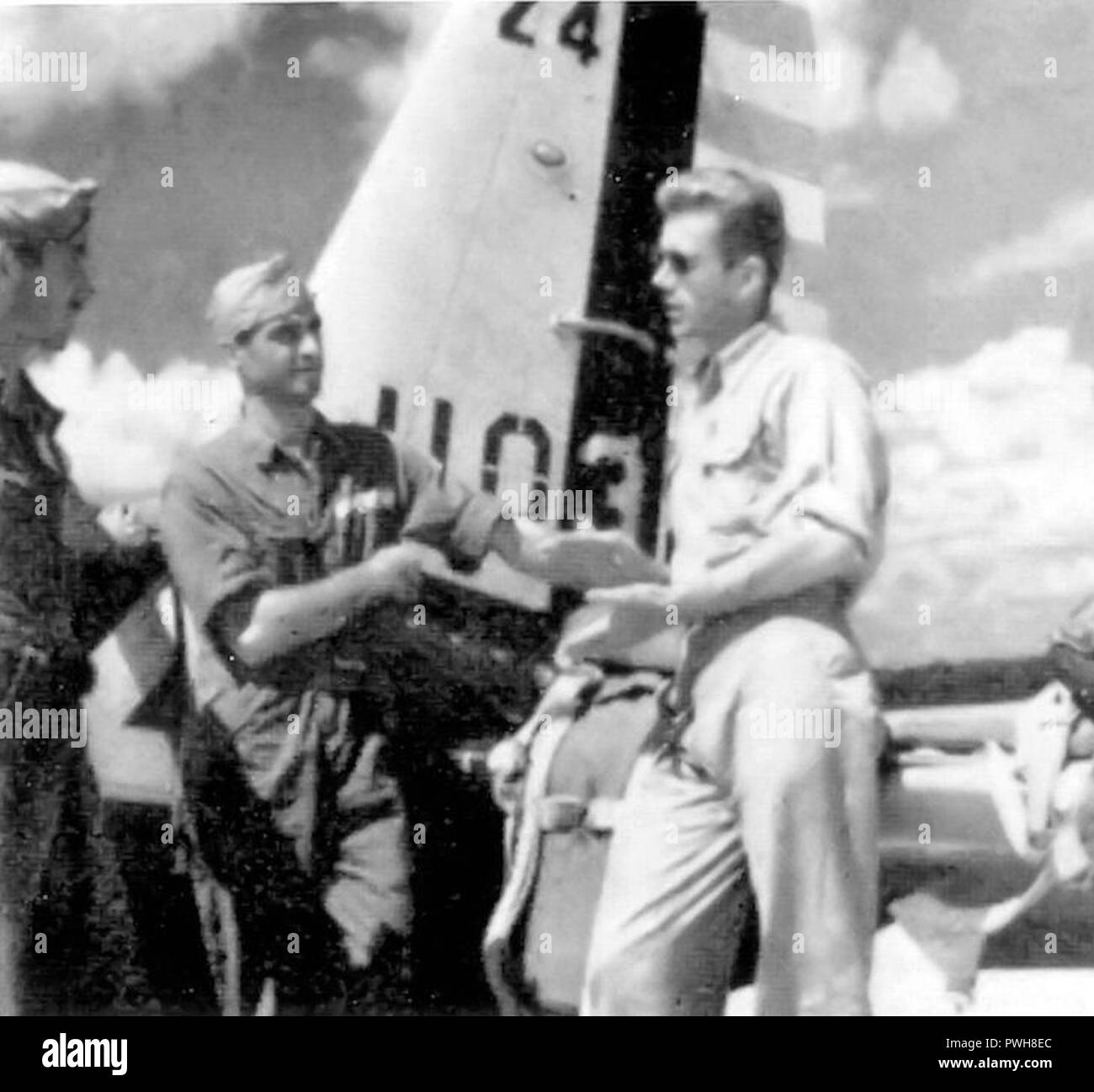 Bush Field - Flight Instructor and Aviation Cadets Stock Photo - Alamy