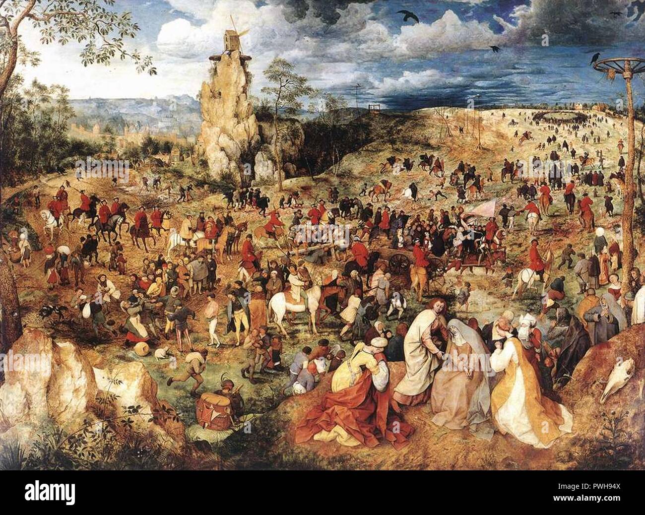 Pieter Bruegel the Elder - Christ Carrying the Cross Stock Photo - Alamy
