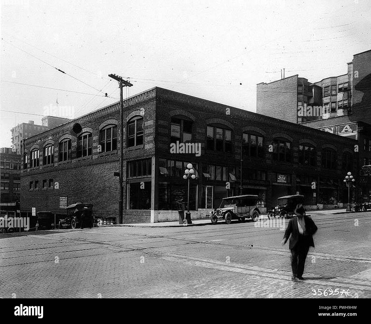 Building at the corner of 4th Ave and James St, Seattle, housing the ...