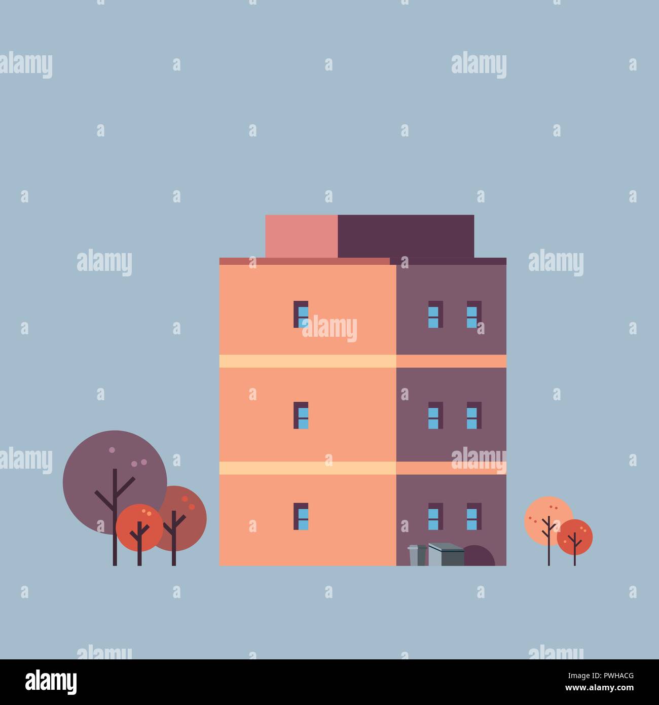 city building house urban real estate concept architecture design gray ...