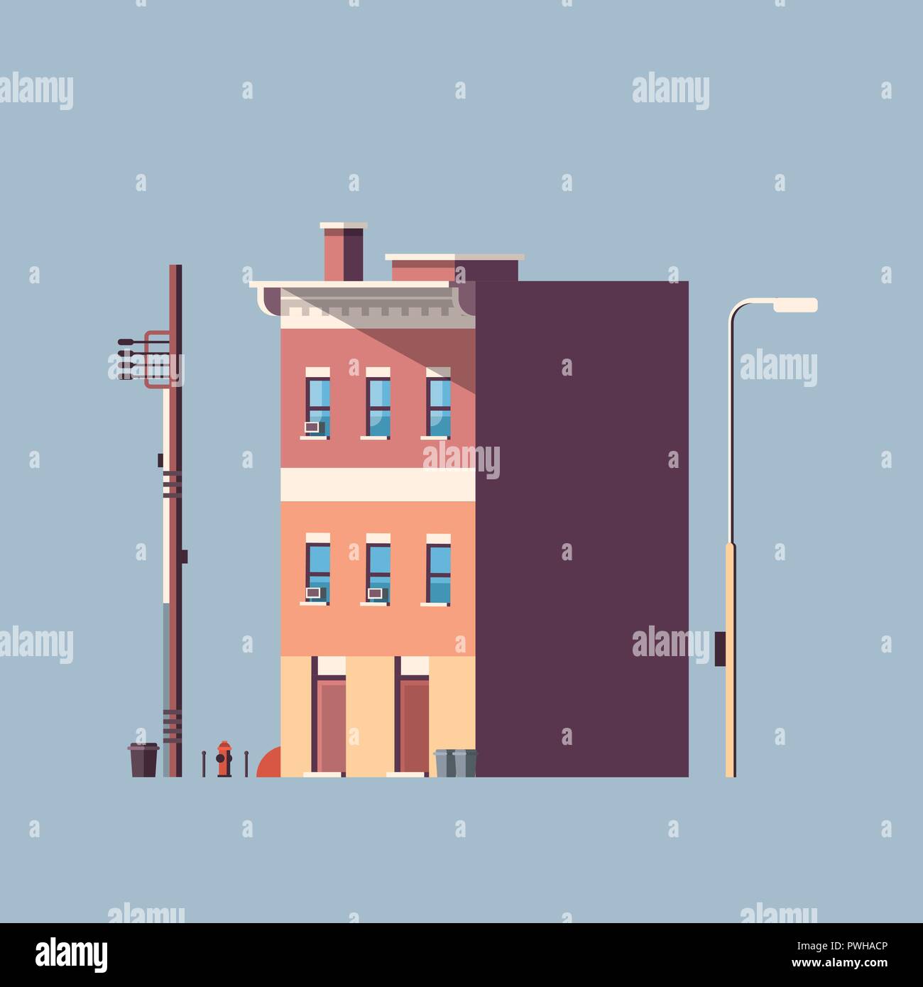 city building house urban real estate concept architecture design gray ...