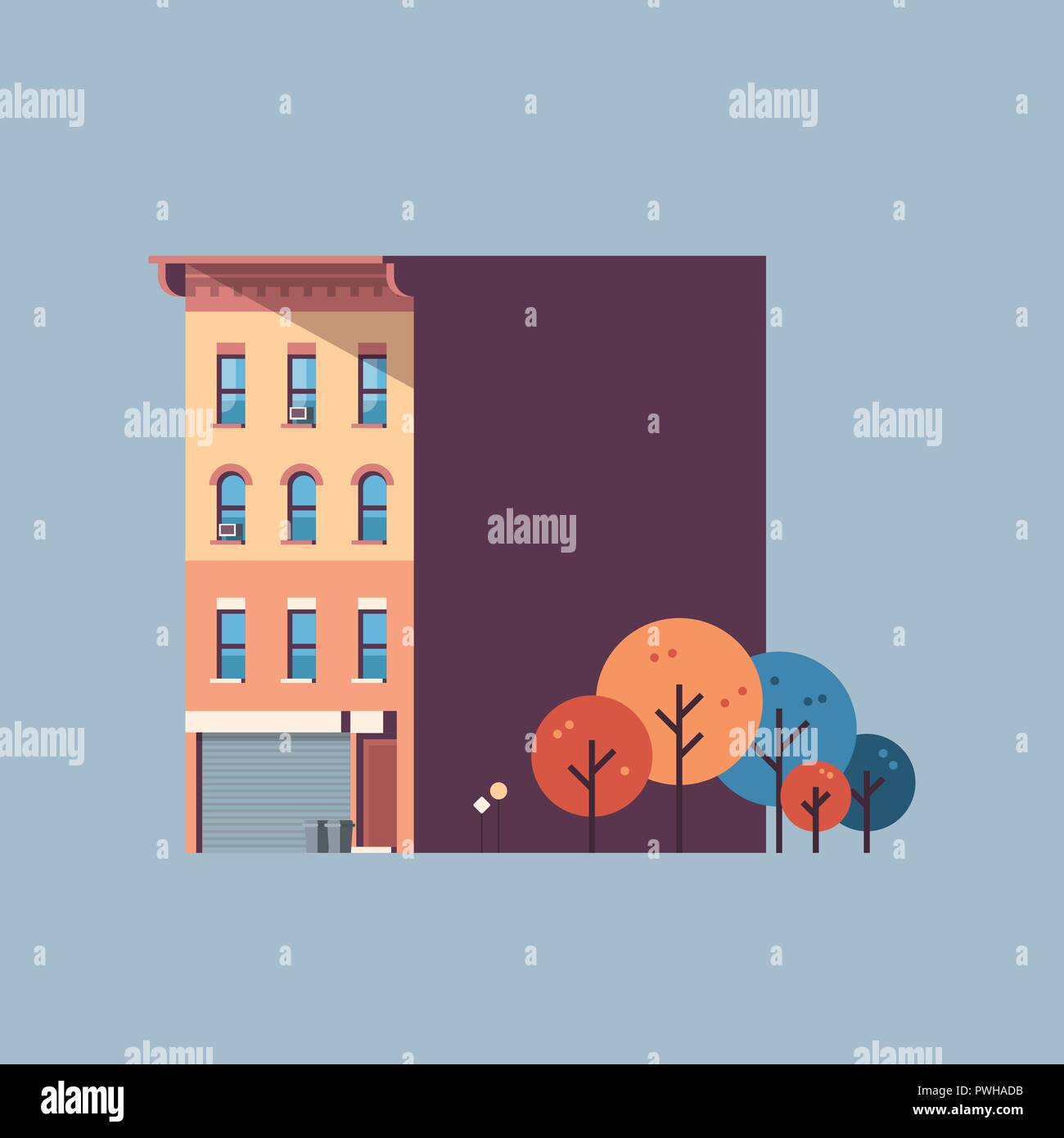 city building house urban real estate concept architecture design gray ...
