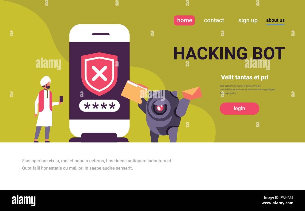 Indian robot technology Stock Vector Images - Alamy