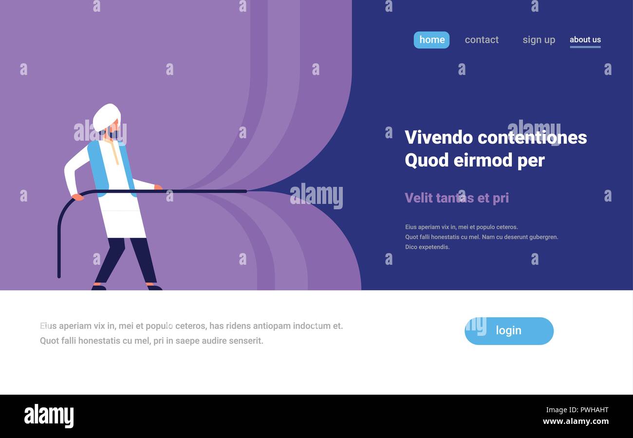 indian man pull rope ready to start concept grand ceremony celebration ...