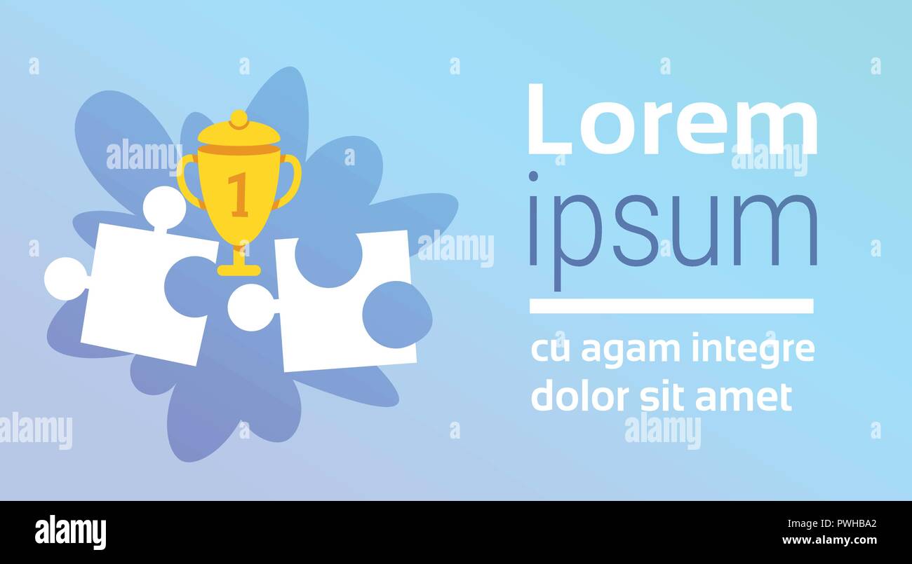 puzzle parts successful problem solution winner champion strategy ...