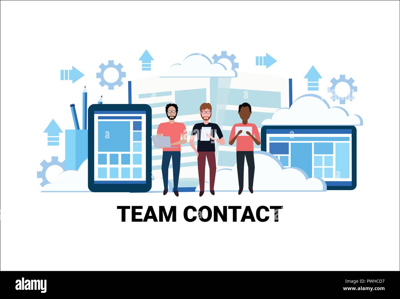 mix race people brainstorming teamwork strategy successful business ...