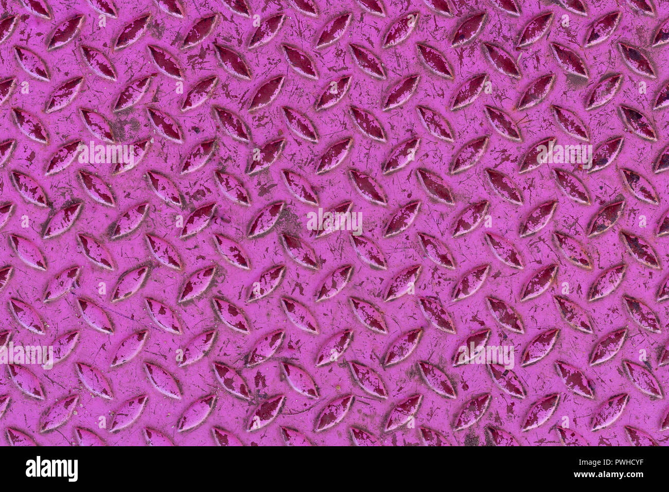 Pink aluminium with rhombus shapes texture for background Stock Photo ...
