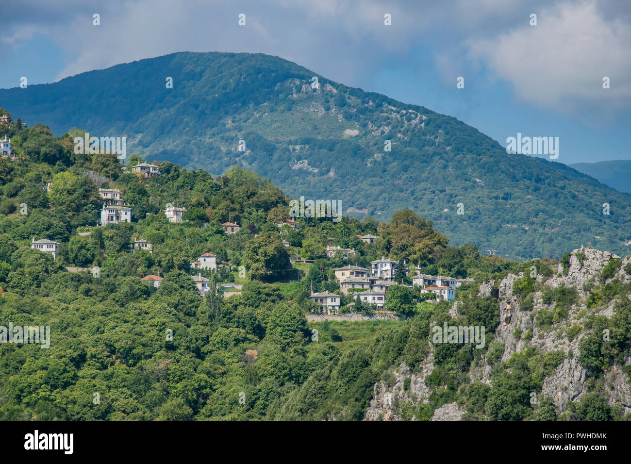Tsagkarada, Pelion, Greece Stock Photo - Alamy