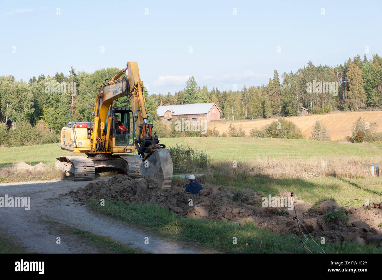 Under ground power cables hi-res stock photography and images - Alamy