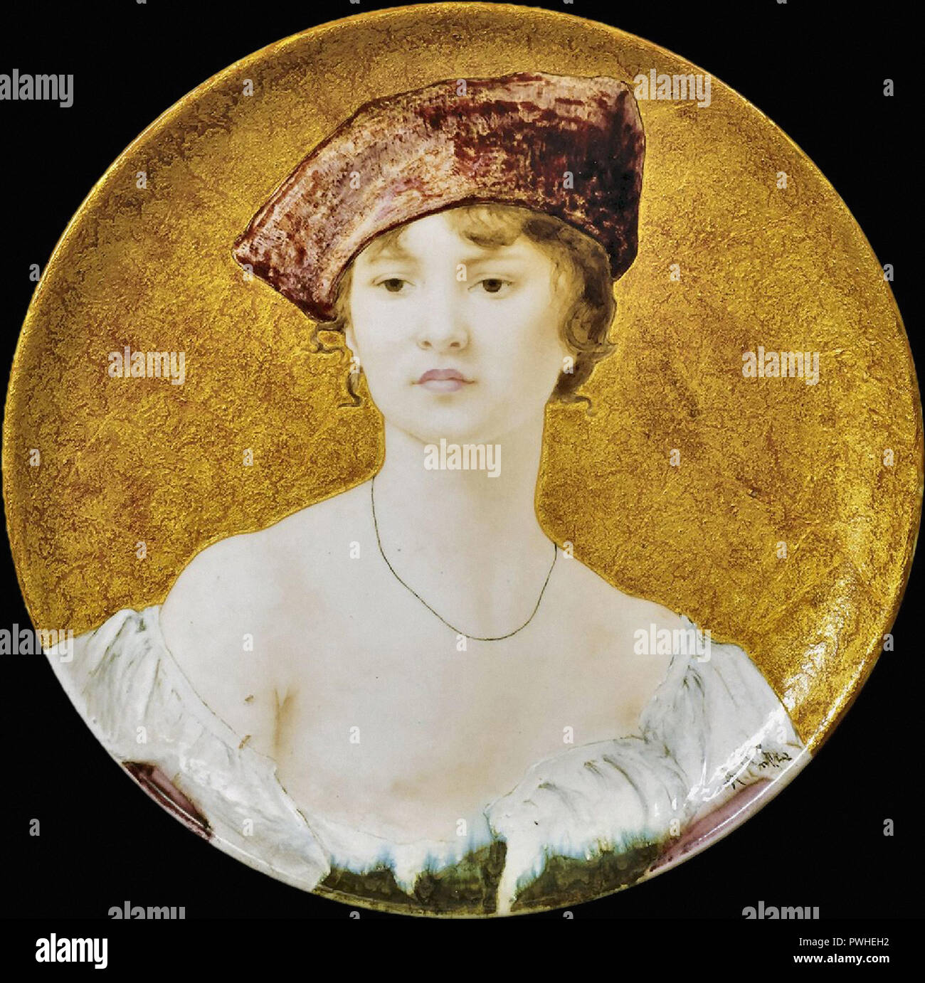 Dame mit hut hi-res stock photography and images - Alamy