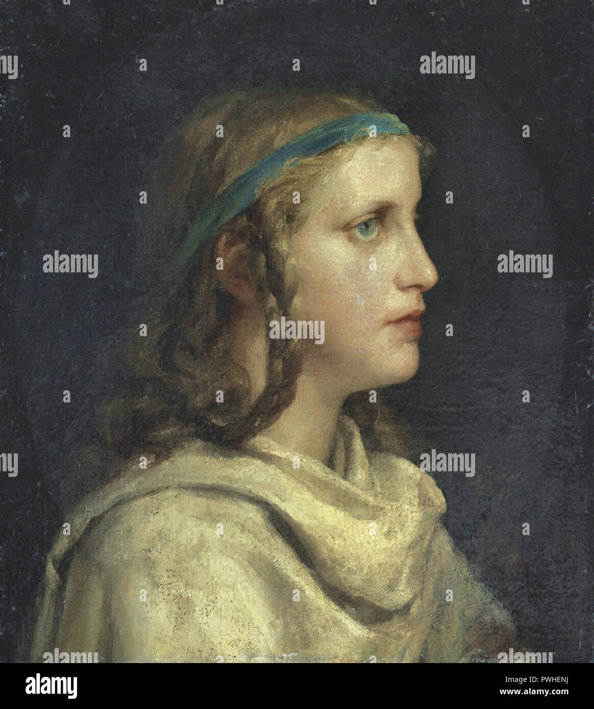 Albert anker girl hi-res stock photography and images - Alamy