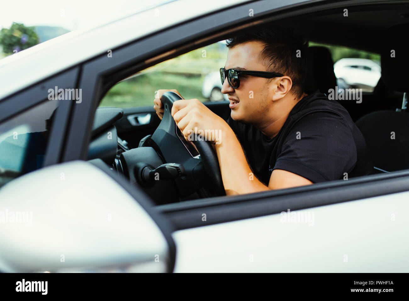 Scary Man Car High Resolution Stock Photography and Images - Alamy