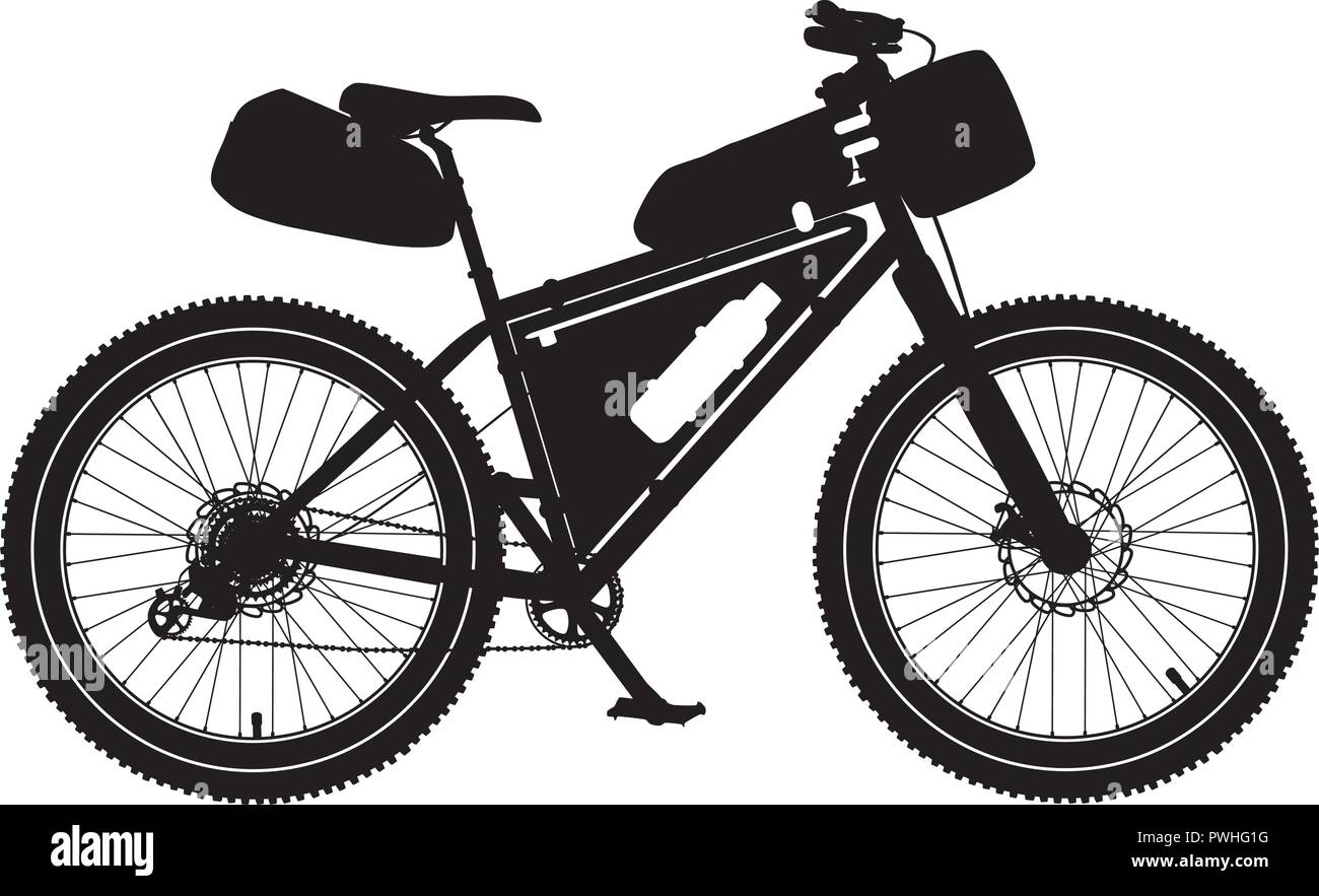 Bikepacking trip Cut Out Stock Images & Pictures - Alamy