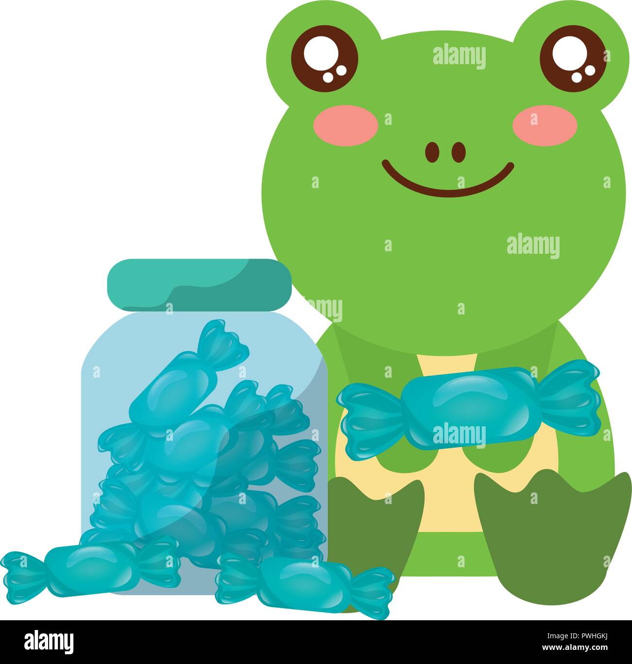 Chocolate frog Stock Vector Images - Alamy