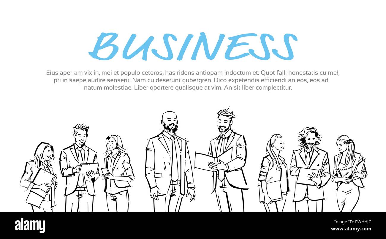 business people communication hold folders during meeting, agreement in ...