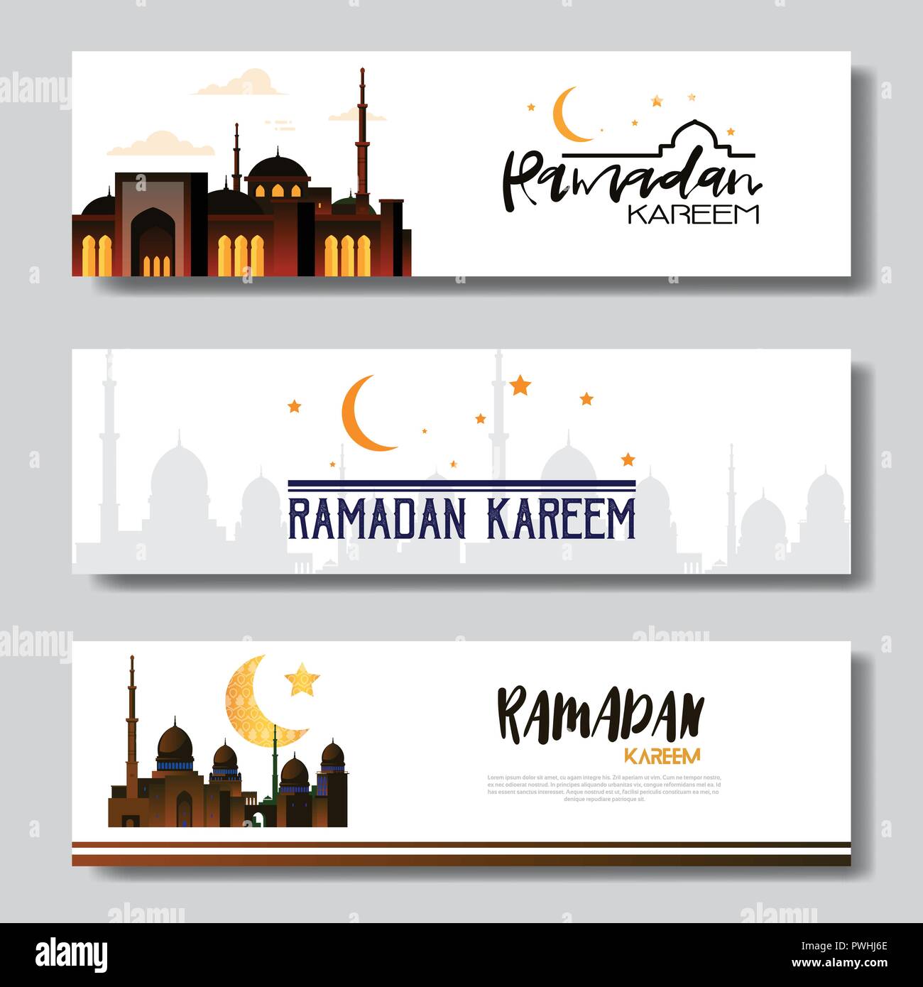 Holy month typography Stock Vector Images - Alamy