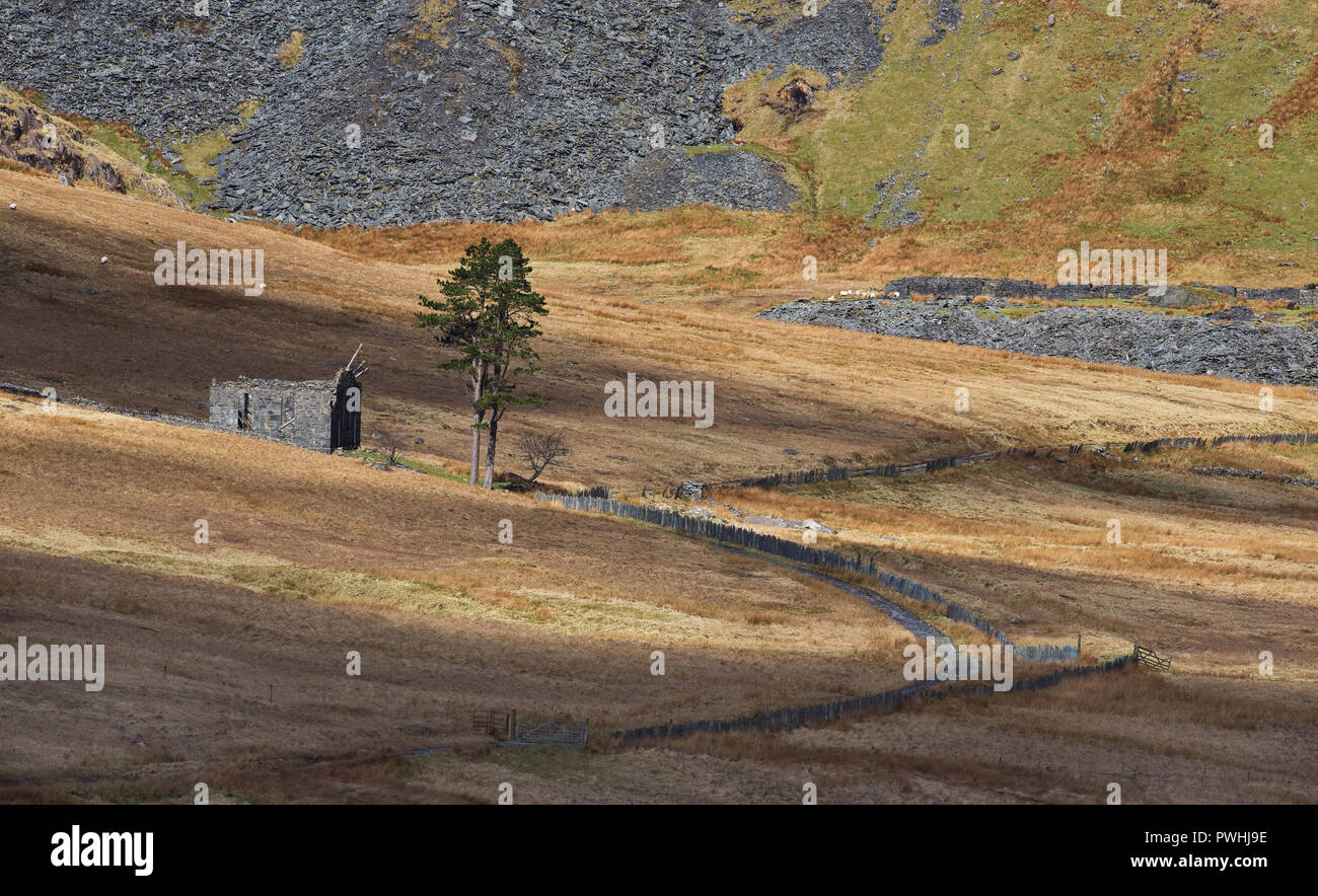 Cwm orthin snowdonia national north park wales hi-res stock photography ...