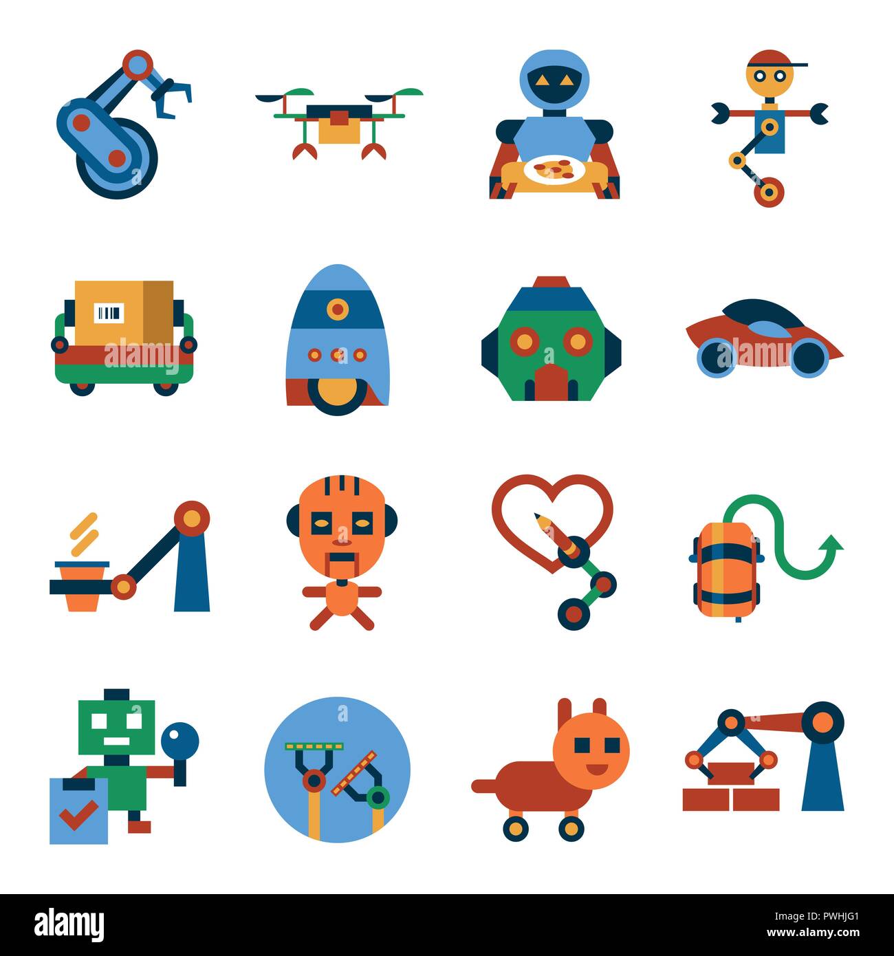 Digital vector machine automation and artificial intelligence robots ...