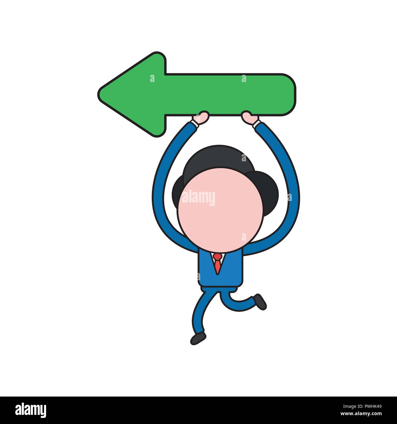 Cartoon Arrow Pointing Left