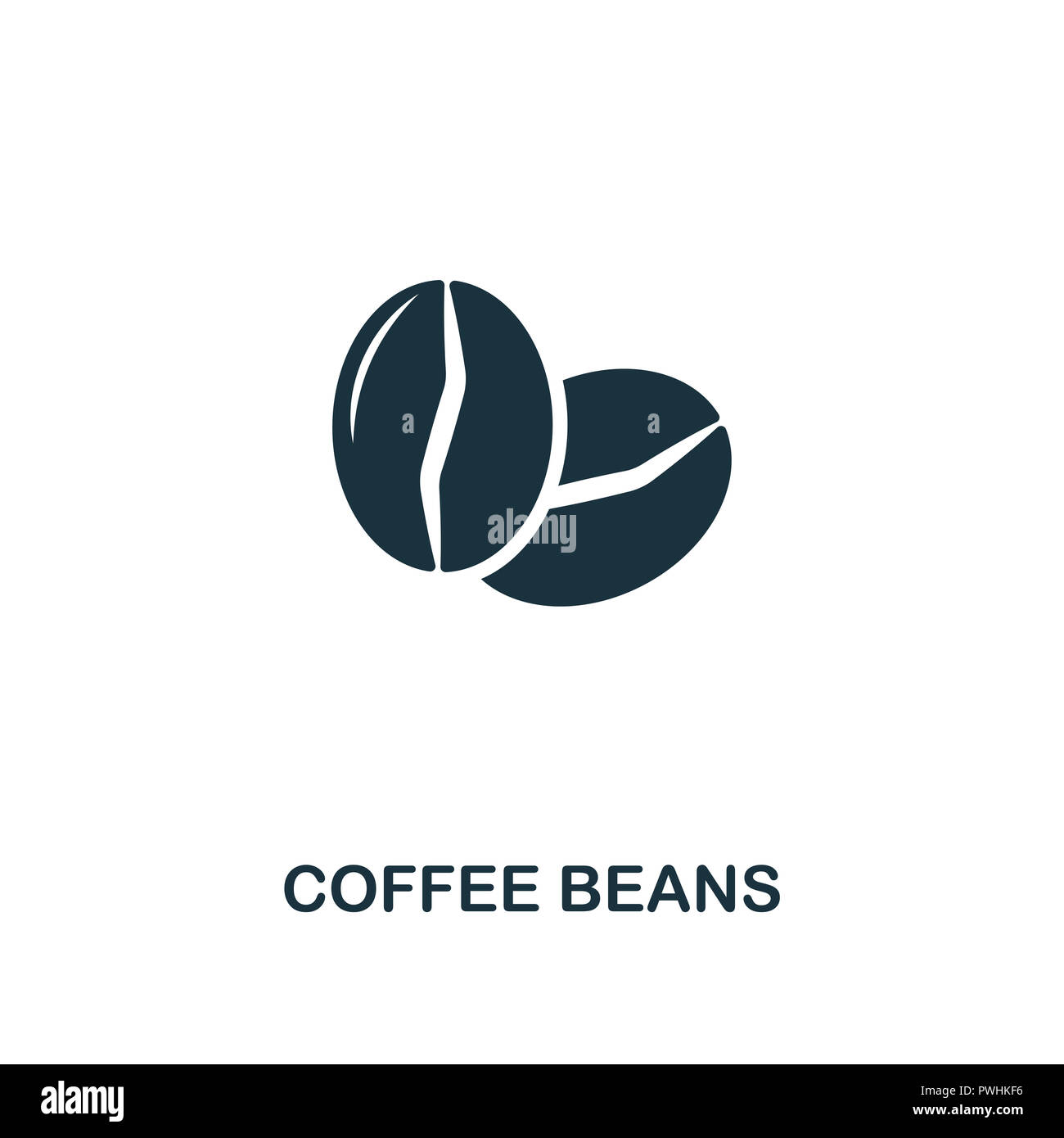 Coffee Beans icon. Premium style design from coffe shop collection. UX ...