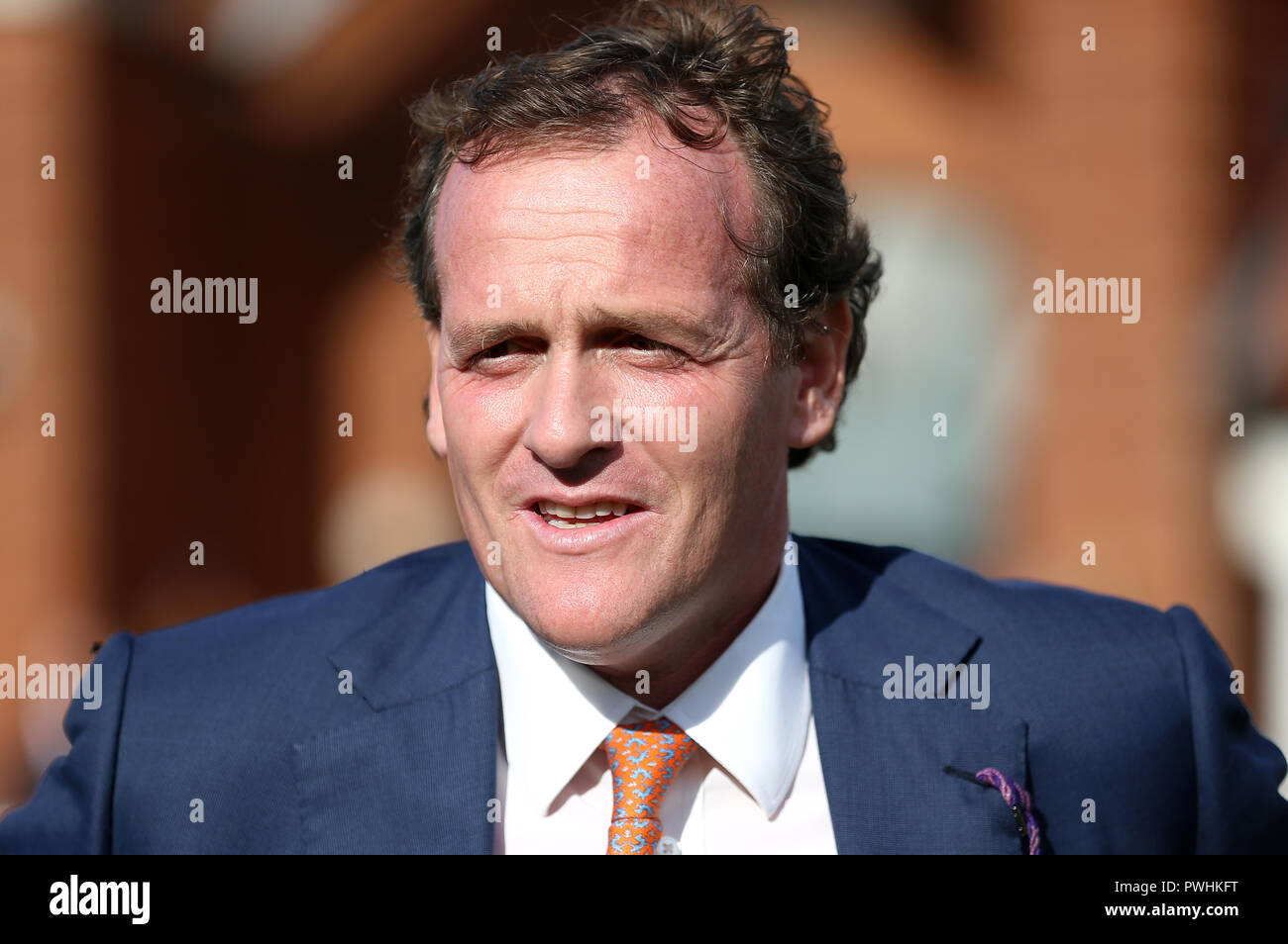 Trainer Richard Hannon Stock Photo - Alamy
