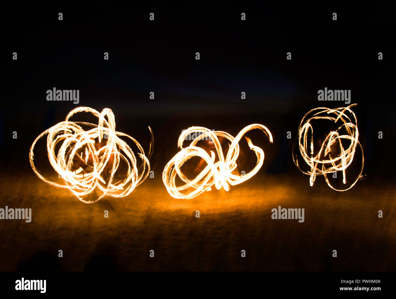 Fire dancing thailand hi-res stock photography and images - Alamy