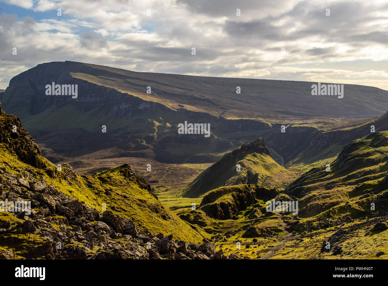 The Quiraing, Trotternish Ridge, Isle of Skye, Scotland, Uk Stock Photo ...