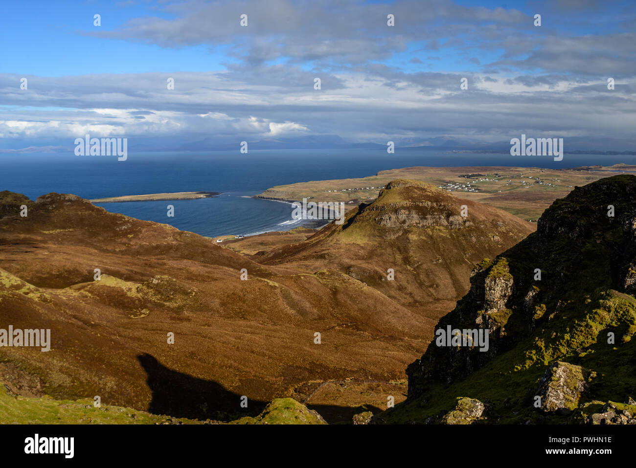 The Quiraing, Trotternish Ridge, Isle of Skye, Scotland, Uk Stock Photo ...