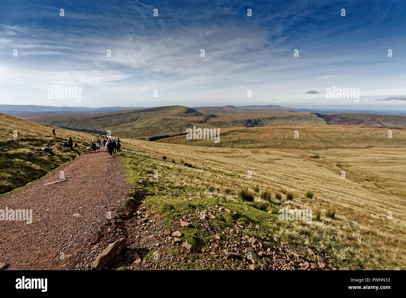 Pictured: The view from the path leading to the summit. Re: Views of ...