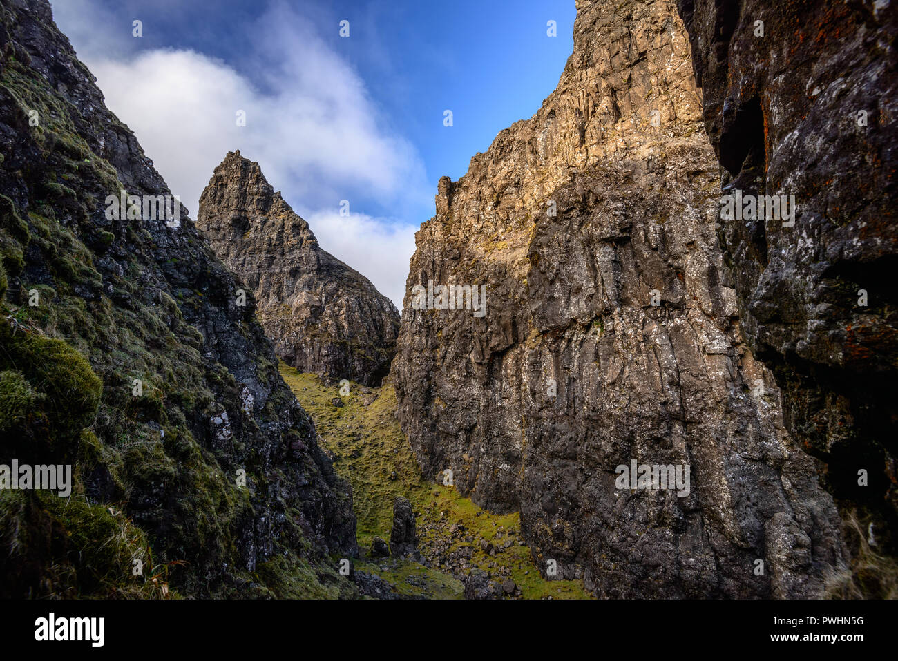 The Quiraing, Trotternish Ridge, Isle of Skye, Scotland, Uk Stock Photo ...