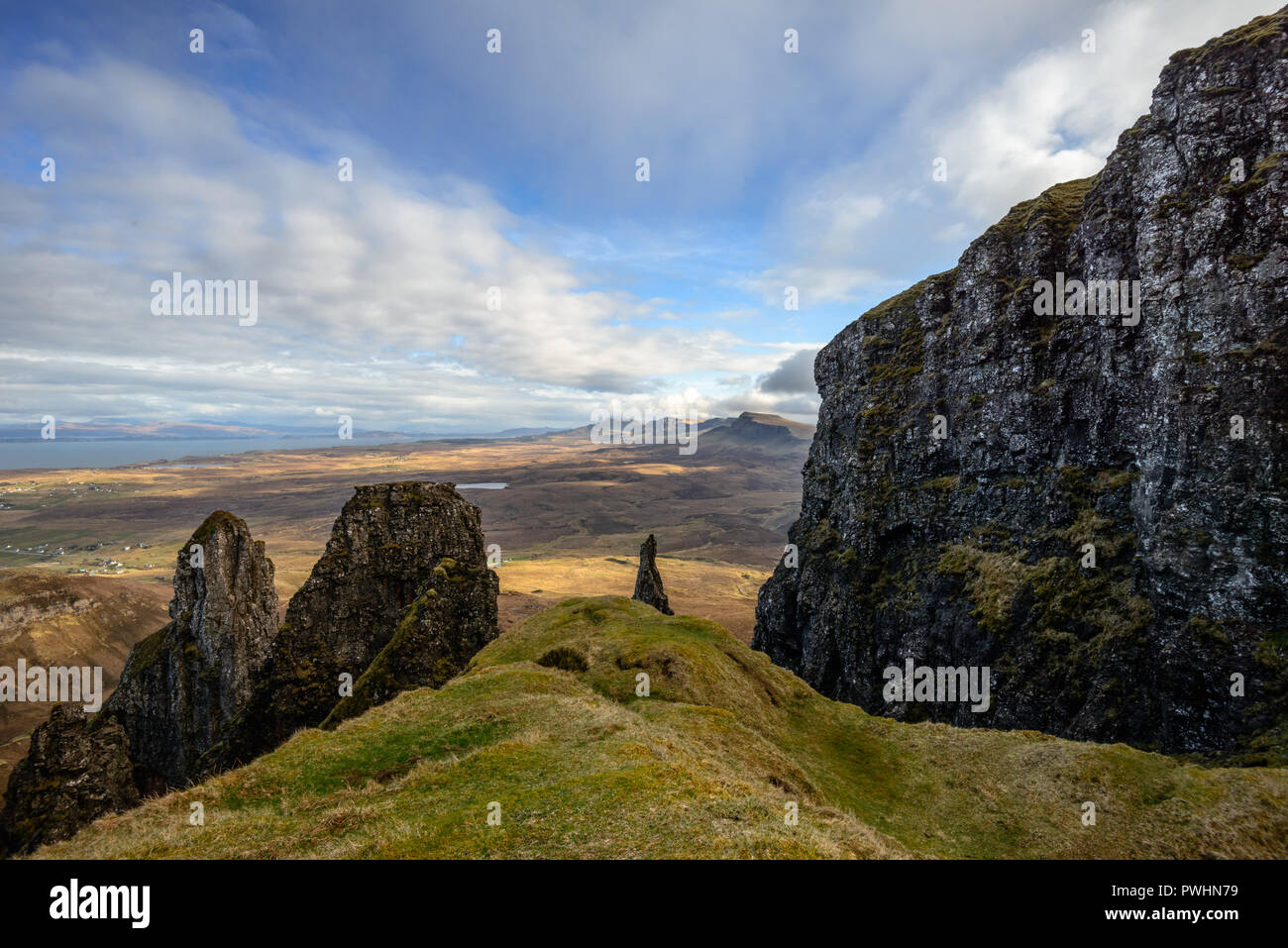 The Quiraing, Trotternish Ridge, Isle of Skye, Scotland, Uk Stock Photo ...