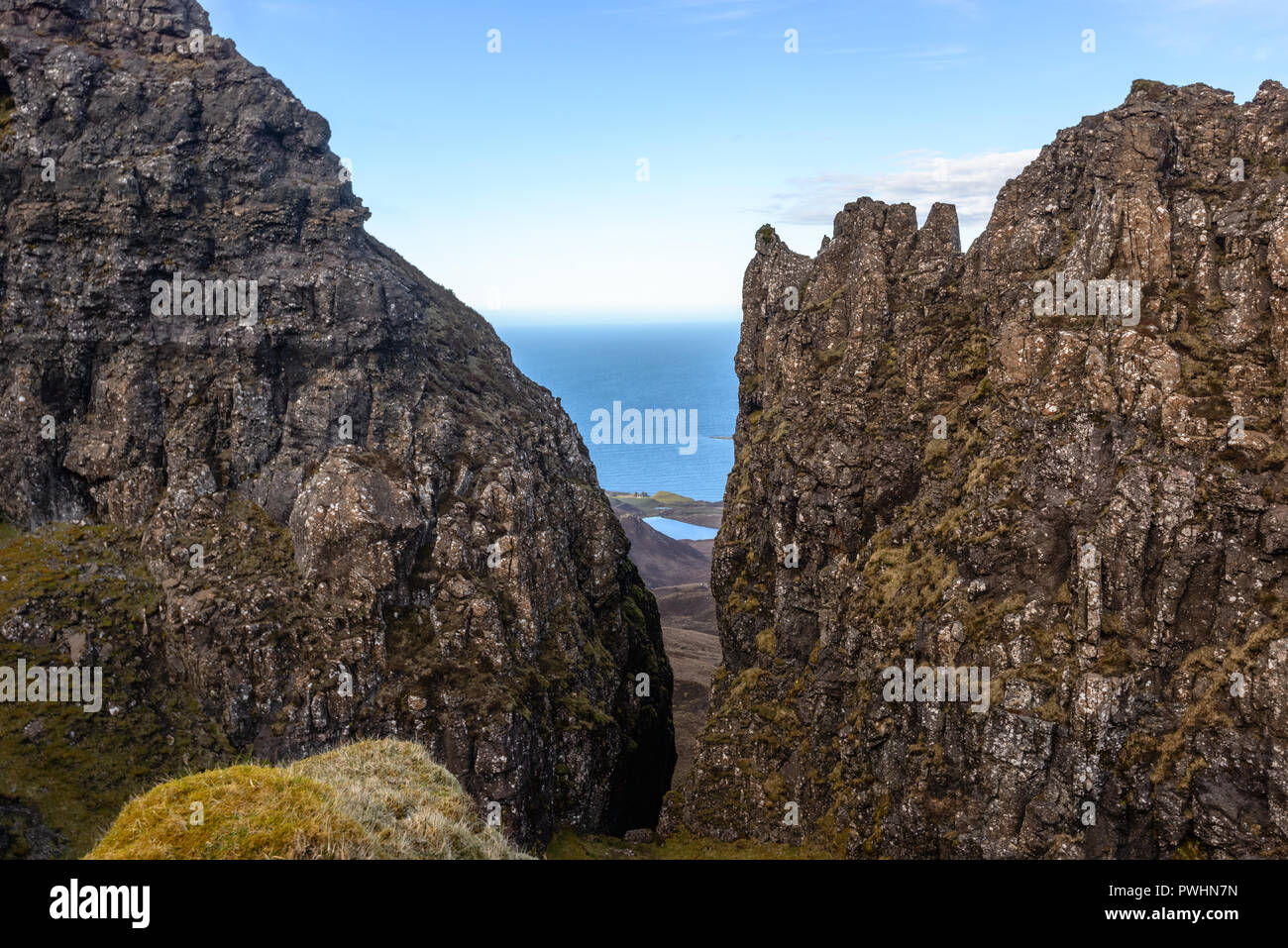 The Quiraing, Trotternish Ridge, Isle of Skye, Scotland, Uk Stock Photo ...