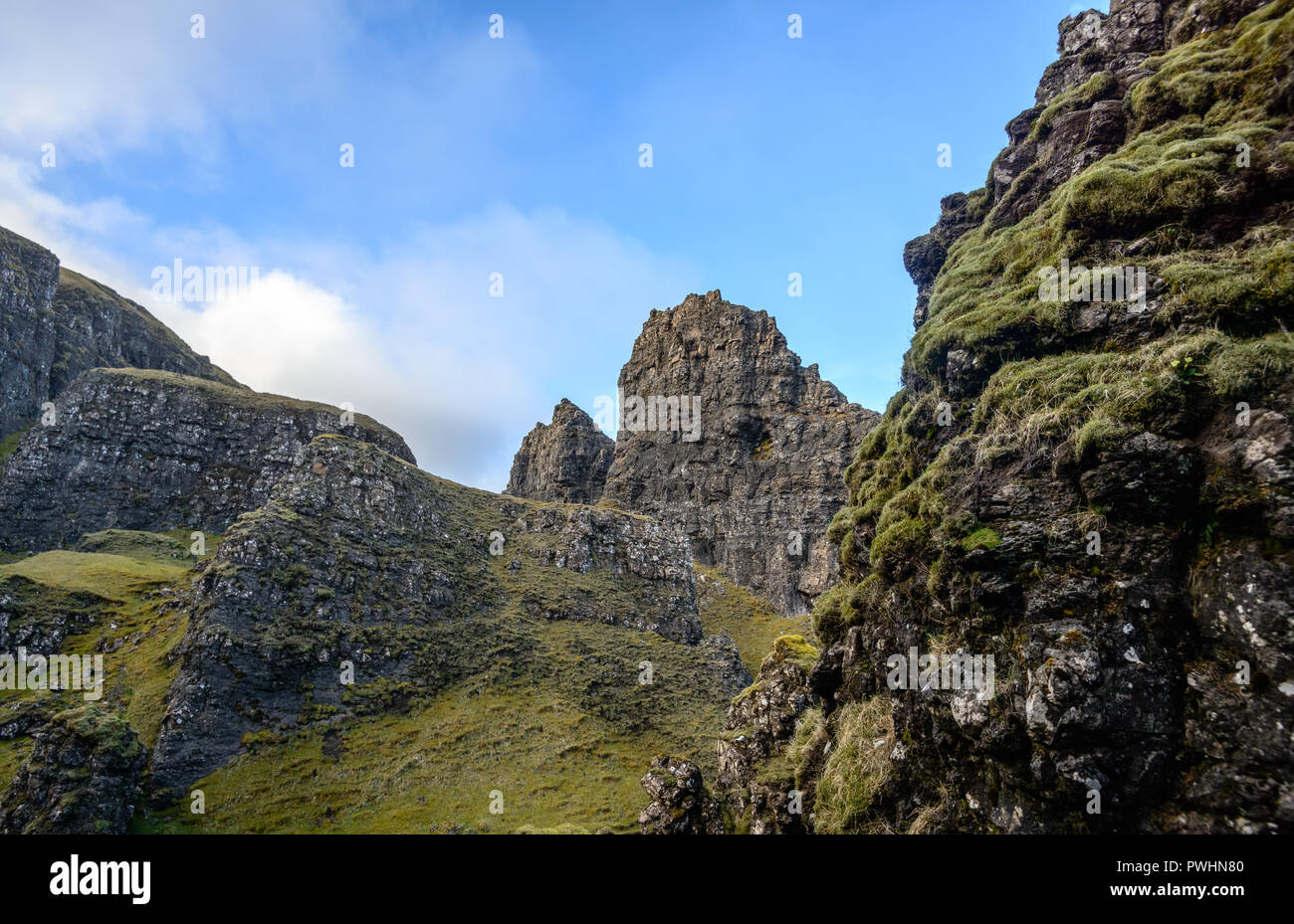 The Quiraing, Trotternish Ridge, Isle of Skye, Scotland, Uk Stock Photo ...