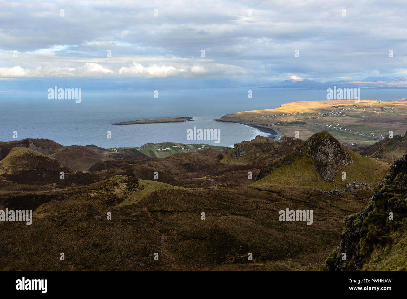 The Quiraing, Trotternish Ridge, Isle of Skye, Scotland, Uk Stock Photo ...