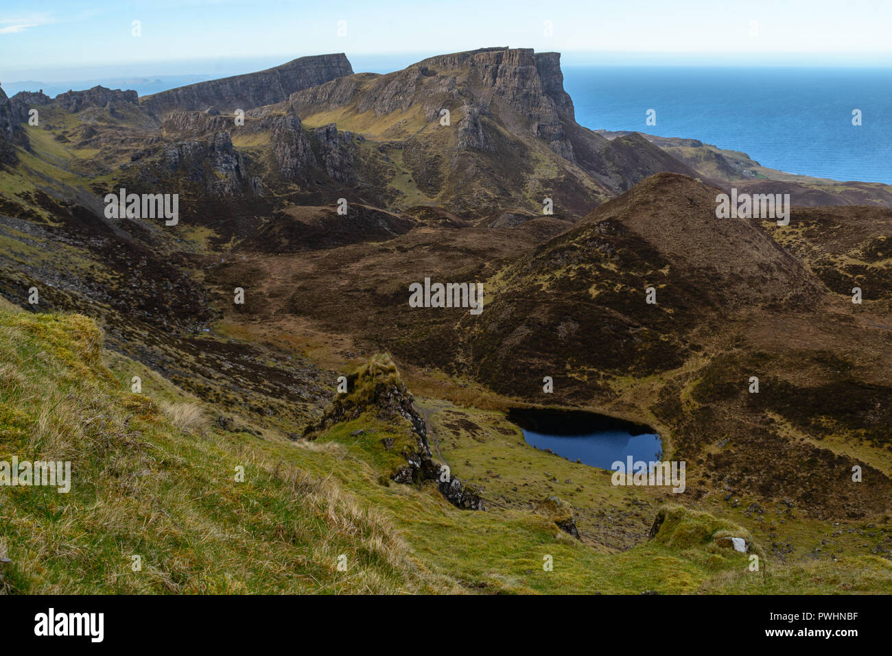 The Quiraing, Trotternish Ridge, Isle of Skye, Scotland, Uk Stock Photo ...