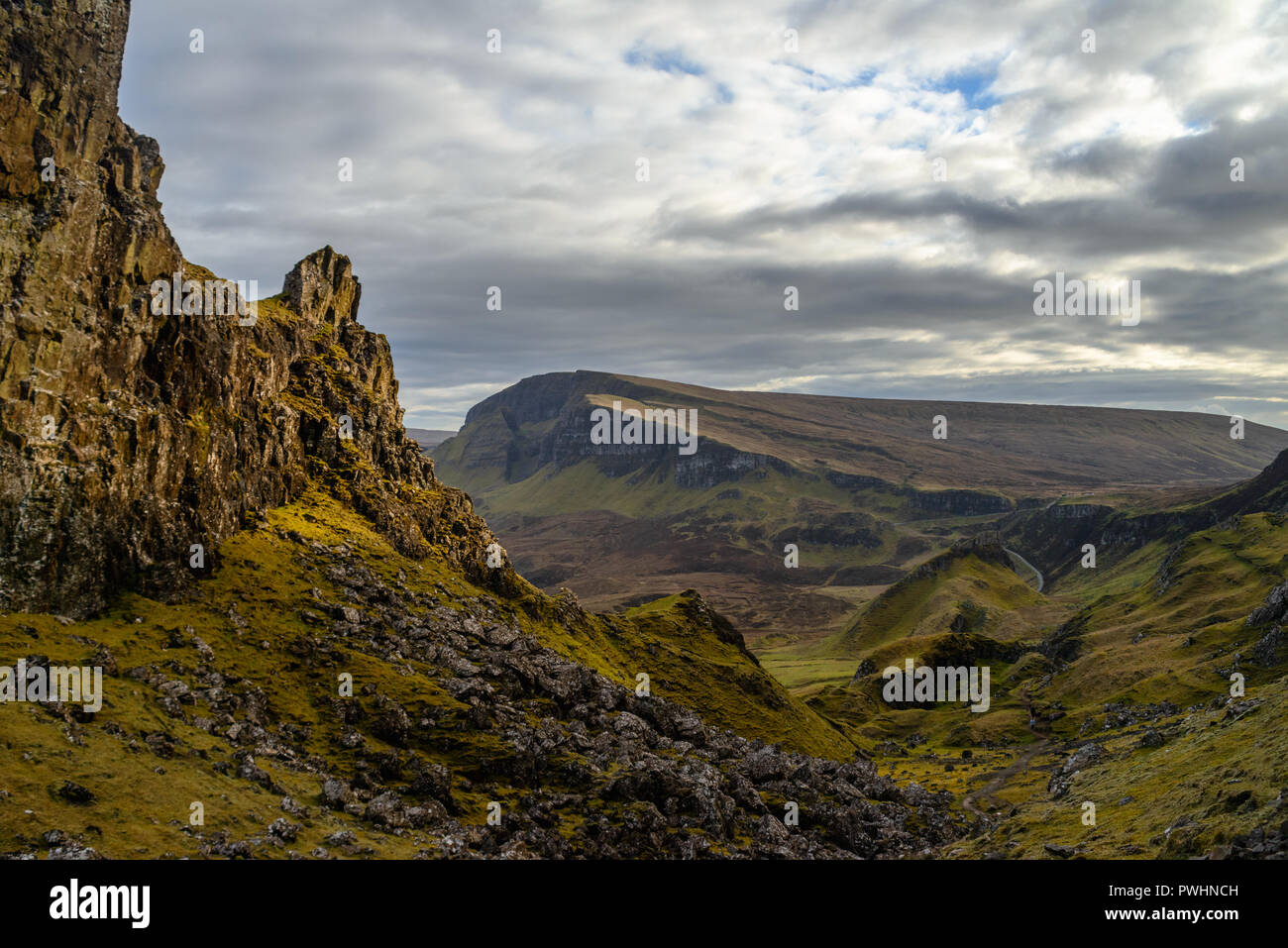 The Quiraing, Trotternish Ridge, Isle of Skye, Scotland, Uk Stock Photo ...