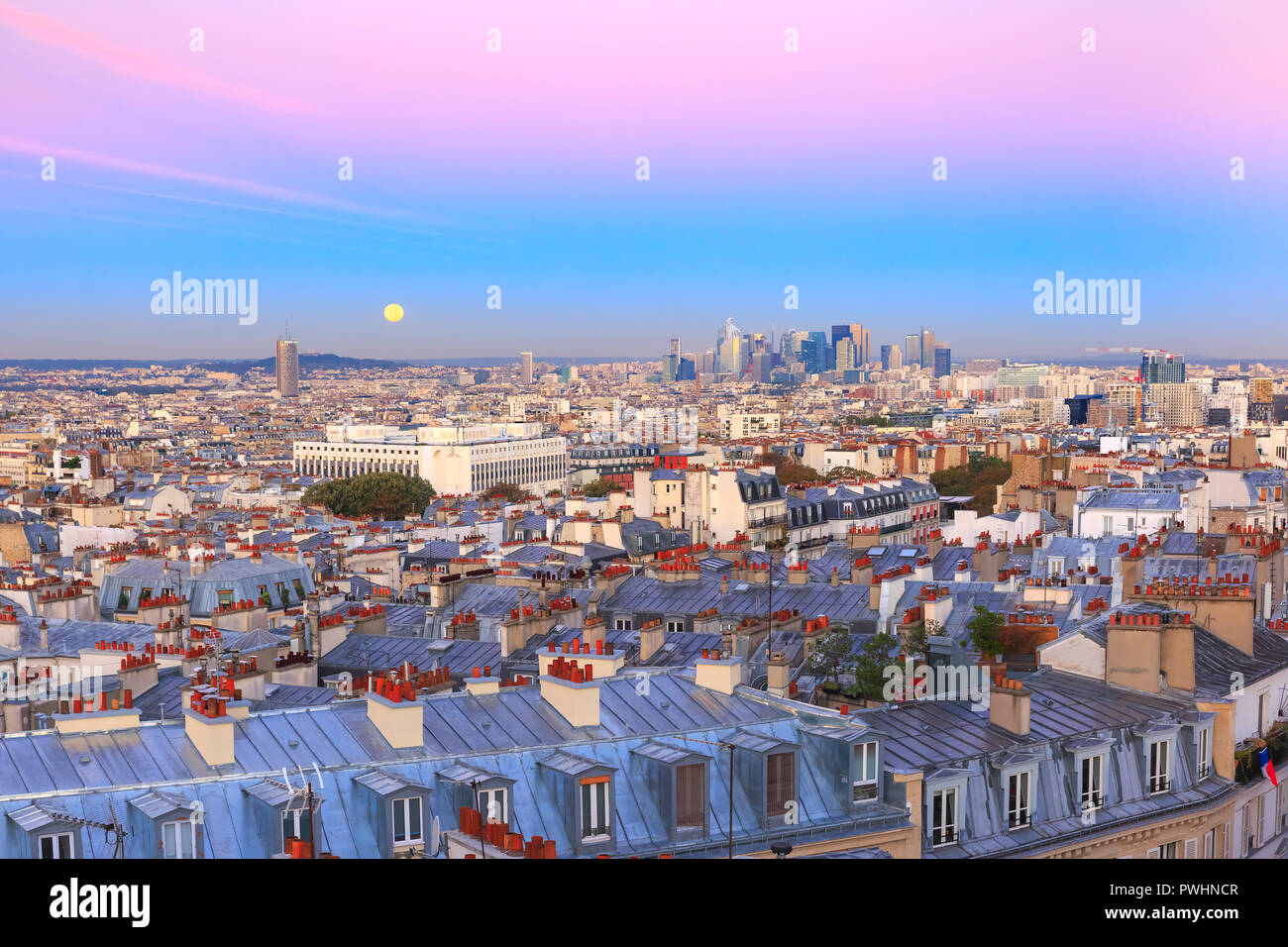 Sunrise in Paris, France Stock Photo - Alamy