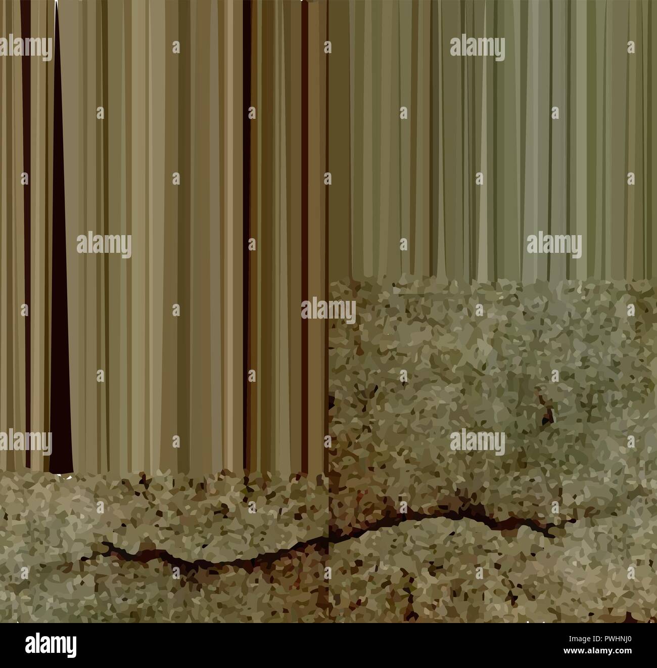 Constructive geometric pattern in shades of brown colors. Emotional ...