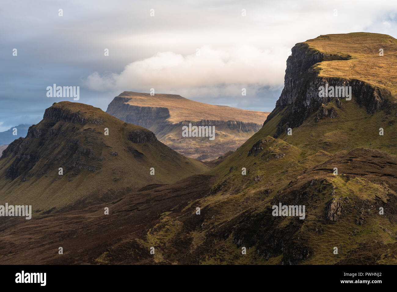 The Quiraing, Trotternish Ridge, Isle of Skye, Scotland, Uk Stock Photo ...