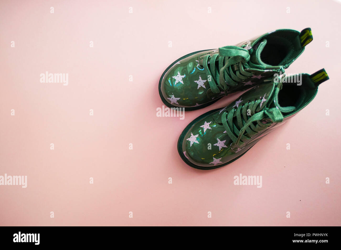 Overhead shoes pair hi-res stock photography and images - Alamy